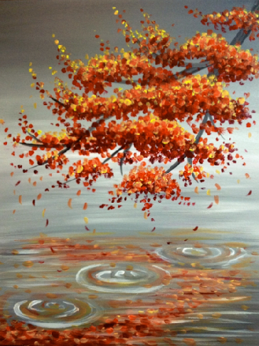Fall Tree & Water | Phoenixville Public Library