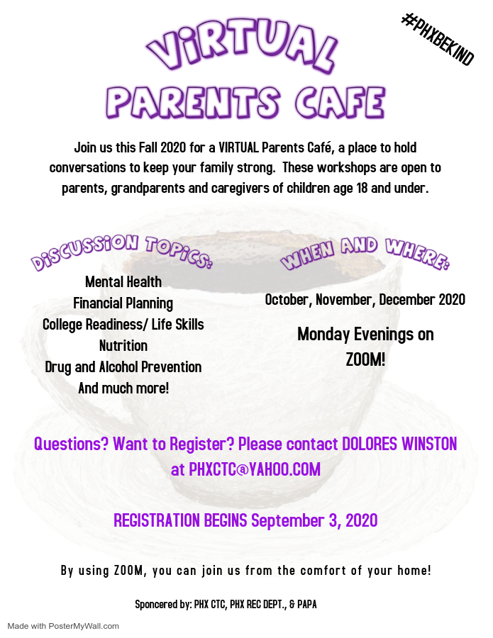 Virtual Parents Café | Phoenixville Public Library